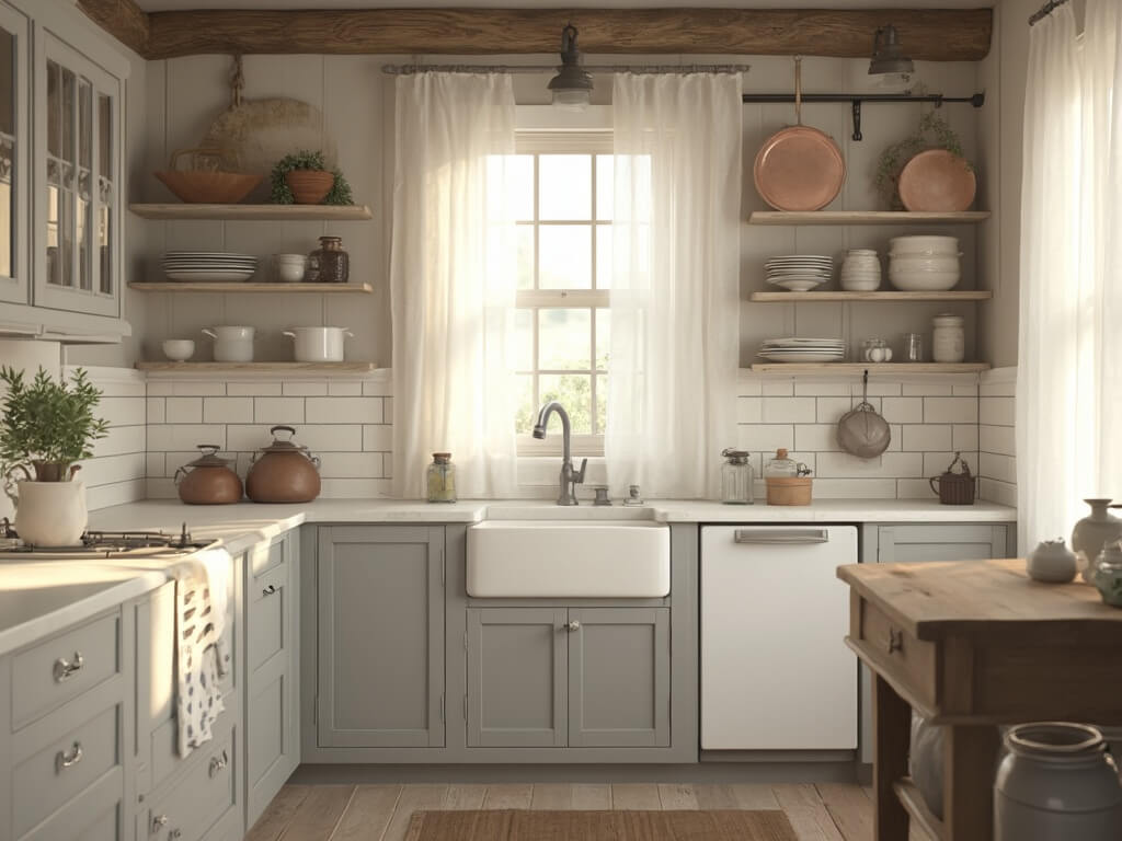 Small Farmhouse Kitchen Ideas: Transforming Tiny Spaces into Charming ...