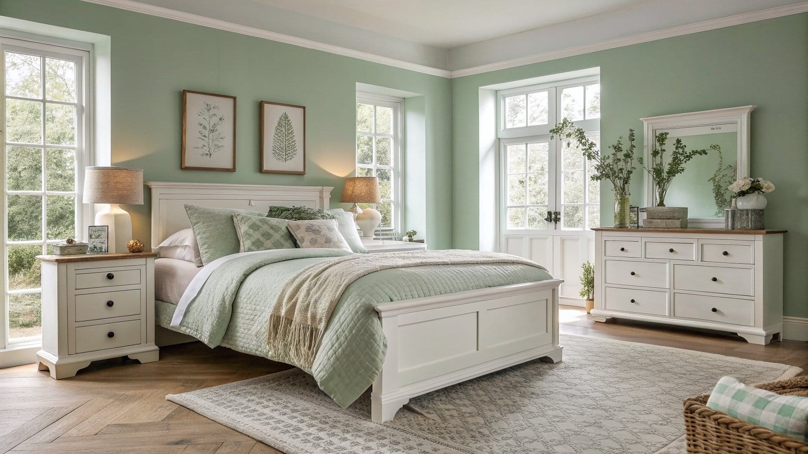 27 Stunning Light Sage Green Bedroom Ideas That Radiate Tranquility ...